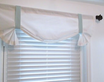 Light blue valance | Etsy