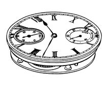 Unique clock stamp related items | Etsy