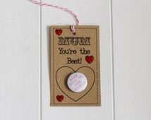 Unique mom badge related items | Etsy