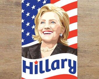 Hillary clinton art | Etsy