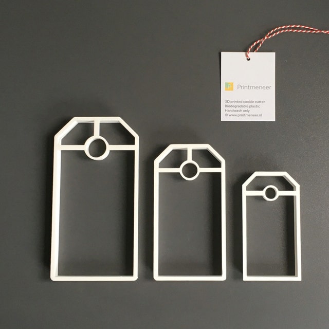 Modern cookie cutters that work by Printmeneer on Etsy
