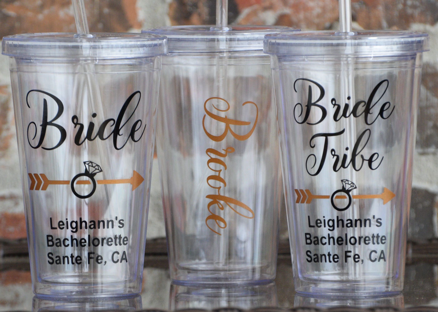 Bride Tribe Bachelorette Party Tumbler Cup