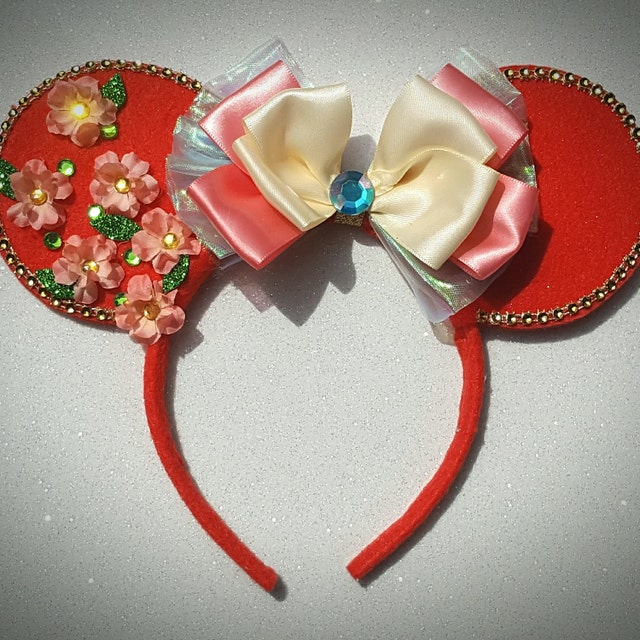 Custom Made Minnie & Mickey Mouse Inspired Ears. by MakeMeMinnie
