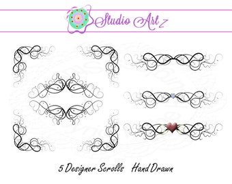 Hand drawn border | Etsy