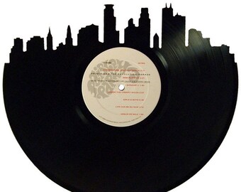 Atlanta Skyline Records Redone Label Vinyl Record by RecordsRedone