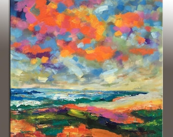 Large oil painting | Etsy