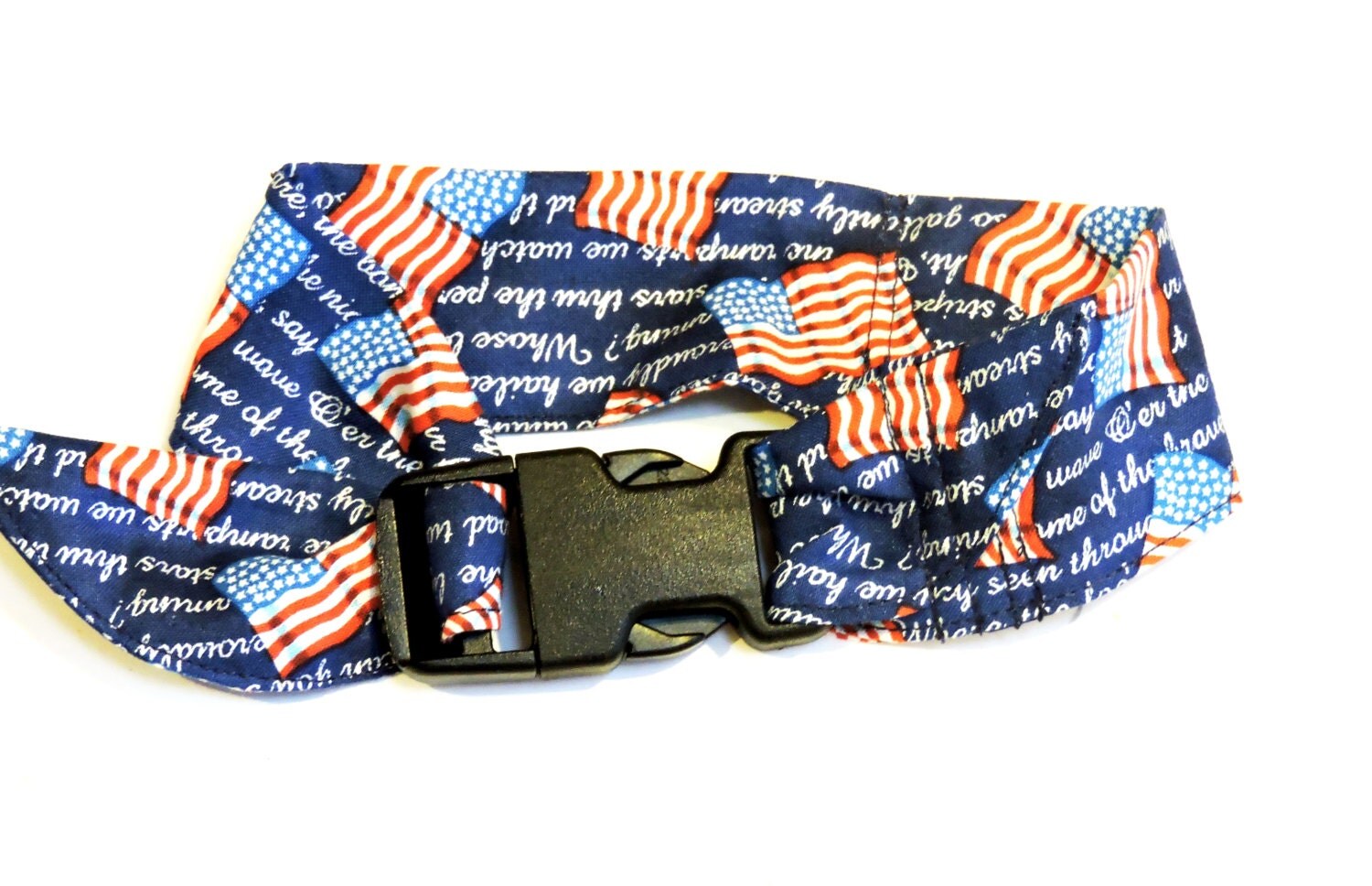 Patriotic Cooling Collar Dog Stay Cool Cotton Neck by iycbrand