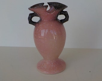 Vintage pink vase | Etsy