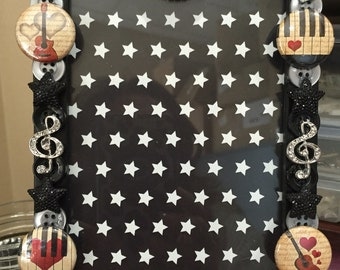Music picture frame | Etsy