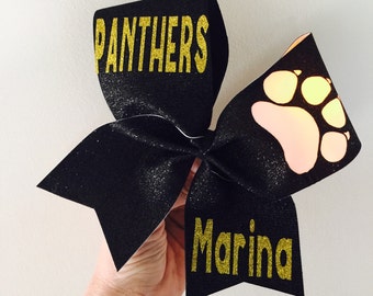Panthers ribbon | Etsy
