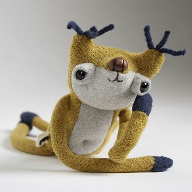 MUTA Creatures made of natural materials by MUTAtoys on Etsy