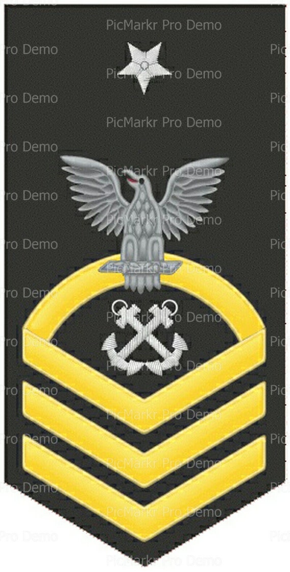 Navy Senior Chief Petty Officer Military Insignia Birthday