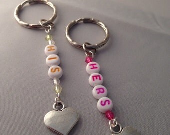 Matching keychains | Etsy