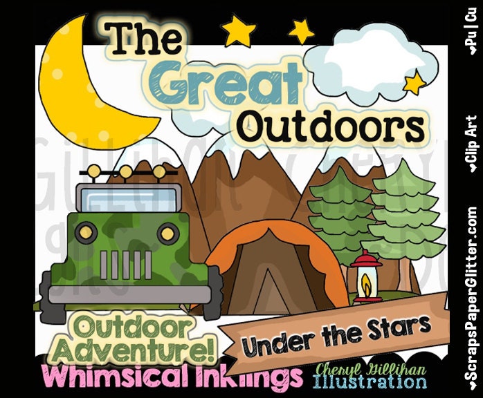 The Great Outdoors 2 Clip Art Commercial Use Digital Image