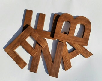 Wooden monogram | Etsy