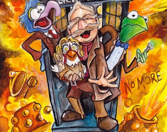 Muppet Who 10th Doctor Doctor who / Muppet by JamesPowellArt