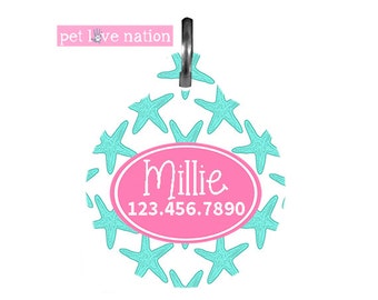 Starfish dog collar | Etsy