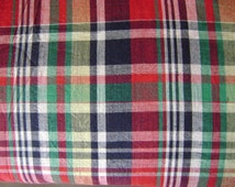 Unique madras plaid fabric related items | Etsy