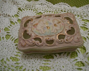 Lefton trinket box | Etsy