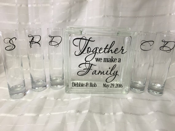 Together We Make A Family Unity Sand Ceremony Set by VinylDzines