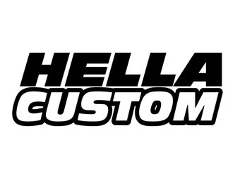 Hella sticker | Etsy