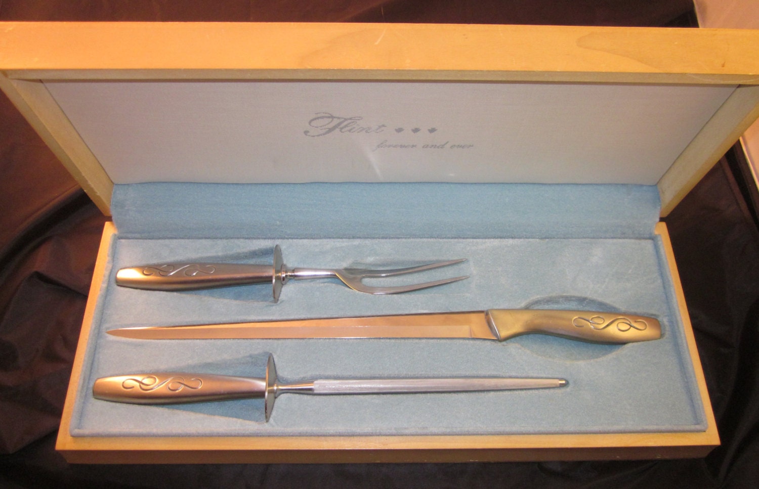 Vintage Flint Carving/Serving Set in Box Stainless Steel MCM – Haute Juice