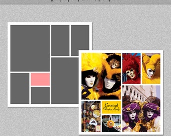 Photo Storyboard Photo Collage Template Photoshop Template