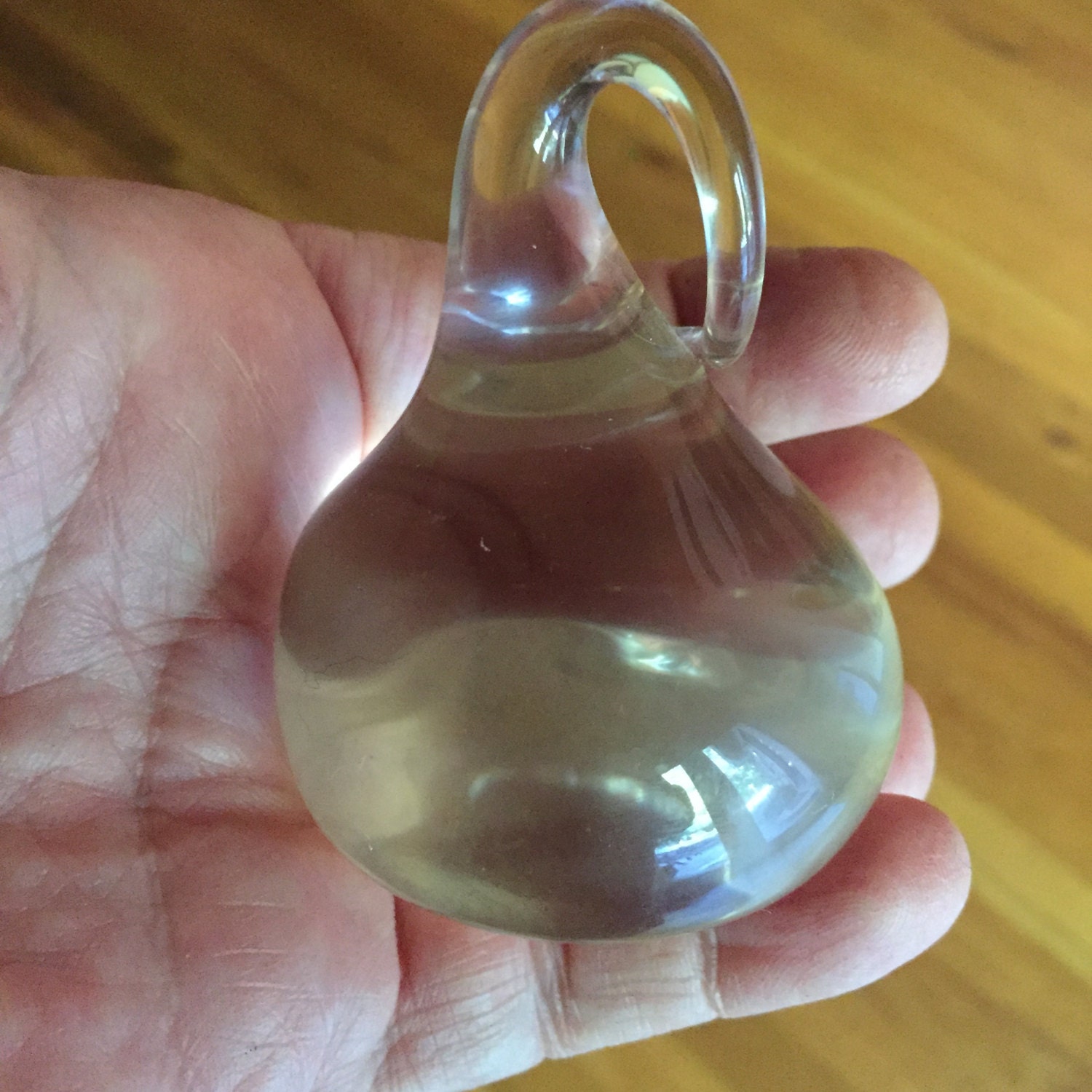 Blown Glass Paper Weight Hershey Kiss Glass Kiss by Pincapallina