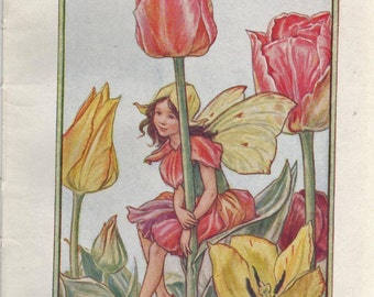 Flower Fairies: THE LABURNUM FAIRY Vintage by GailsVintagePrints