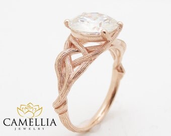 Gold branch ring | Etsy