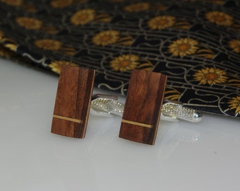 Wooden cufflinks | Etsy