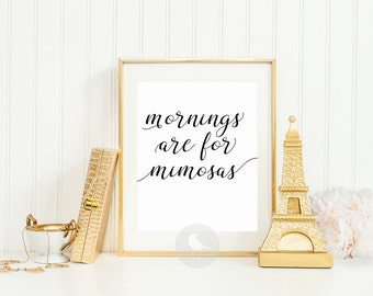 Mimosa quote | Etsy