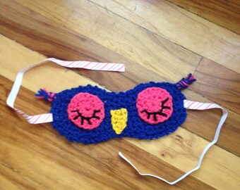 Owl sleep mask | Etsy