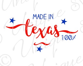 Made in texas svg | Etsy