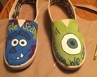 Monster inc shoes | Etsy