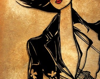 Famous silhouette – Etsy