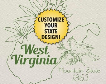 West virginia motto | Etsy