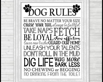 CLASSROOM Rules Subway Art Teacher Gift School Printable