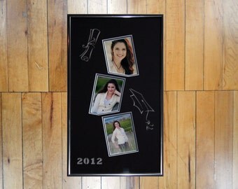 Custom Personalized Graduation Signature Mat and Frame