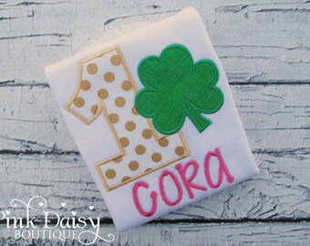 Embroidered shamrock | Etsy