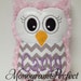Bright Yellow Plush Owl Reading Buddy Pillow by MonogramPerfect