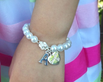 Kids charm bracelet | Etsy