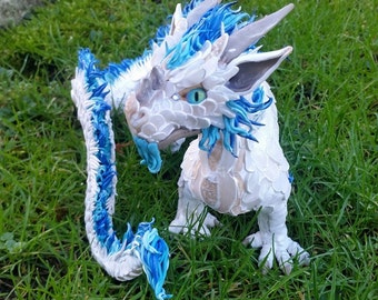 Custom Shoulder Dragon Made to Order Polymer by MakoslaCreations