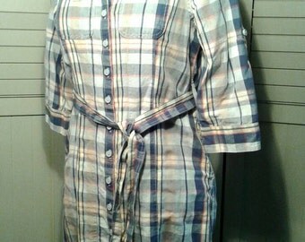 Madras plaid dress | Etsy