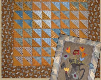 Pattern: Burning the Midnight Oil Quilt by CottageThreadsShoppe