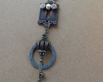 Unique crown key necklace related items | Etsy