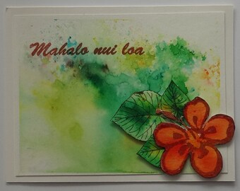 Mahalo nui loa | Etsy