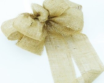 Burlap tree topper | Etsy