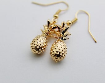 Pineapple earrings | Etsy