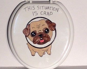 Johnny Clock Toilet Seat Wall Clock Made to Order